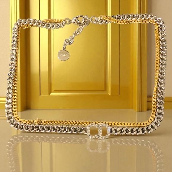 Jewelry | Two Tone Iconic Star Bling Choker Necklace | Poshmark